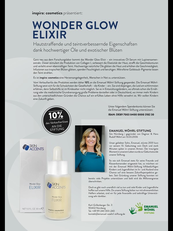 WONDER GLOW ELIXIR 30ML | inspira: cosmetics gmbh